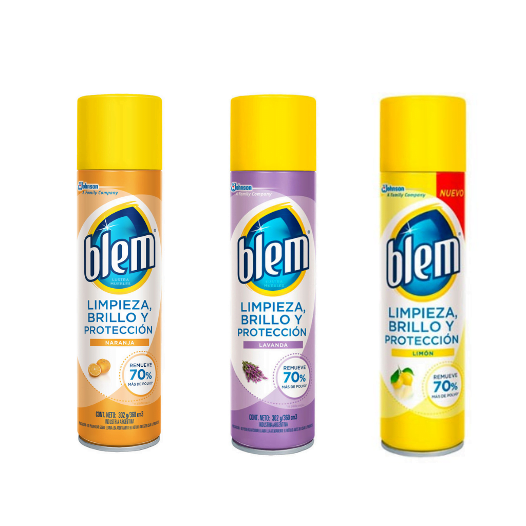 BLEM LUSTRAMUEBLES AEROSOL ORIGINAL – MT Distribuidora – Limpieza ...